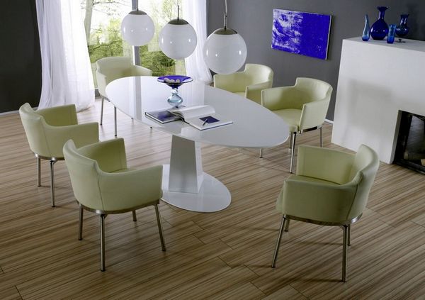 table a manger ovale design